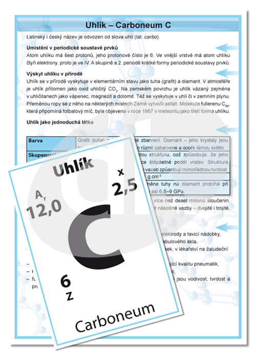 Chemický prvek - Uhlík (C) | datakabinet.cz