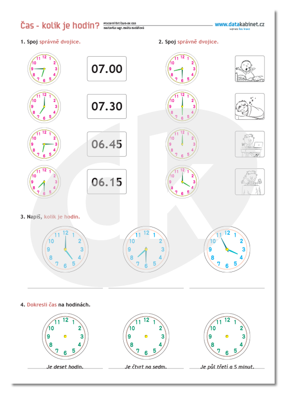 Čas - kolik je hodin? | datakabinet.cz