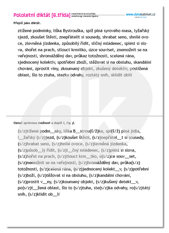 Pracovnilistyjazykovychumenipro6rocnik