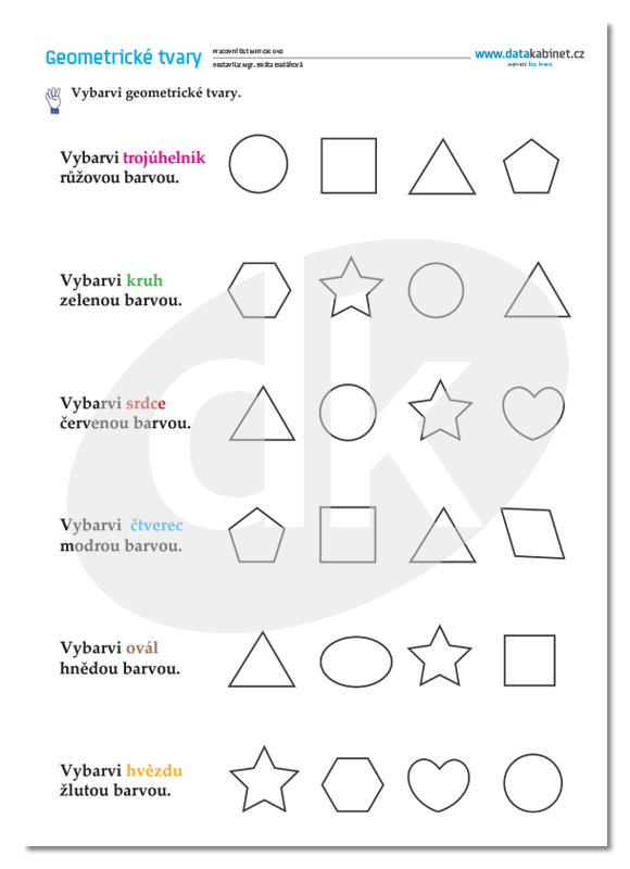 Geometrické tvary | datakabinet.cz