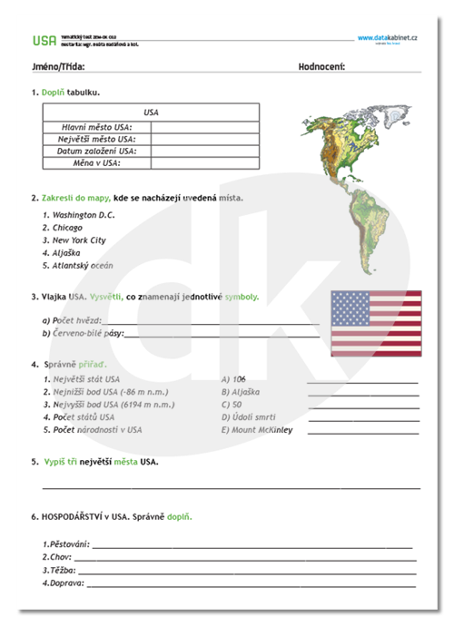 USA - test | datakabinet.cz