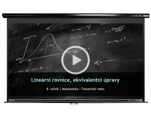 Lineární rovnice, ekvivalentní úpravy | datakabinet.cz