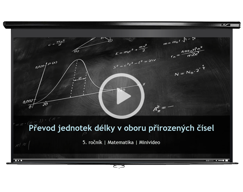 Převod jednotek délky v oboru přirozených čísel | datakabinet.cz