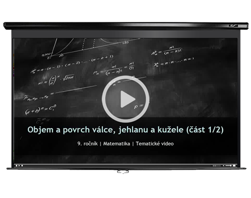 Objem a povrch válce, jehlanu a kužele (část 1/2) | datakabinet.cz